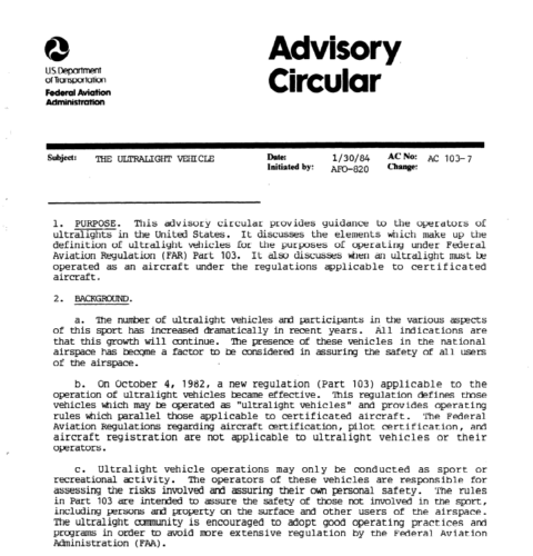 Ultralight Aircraft : The best definition of the new mobility